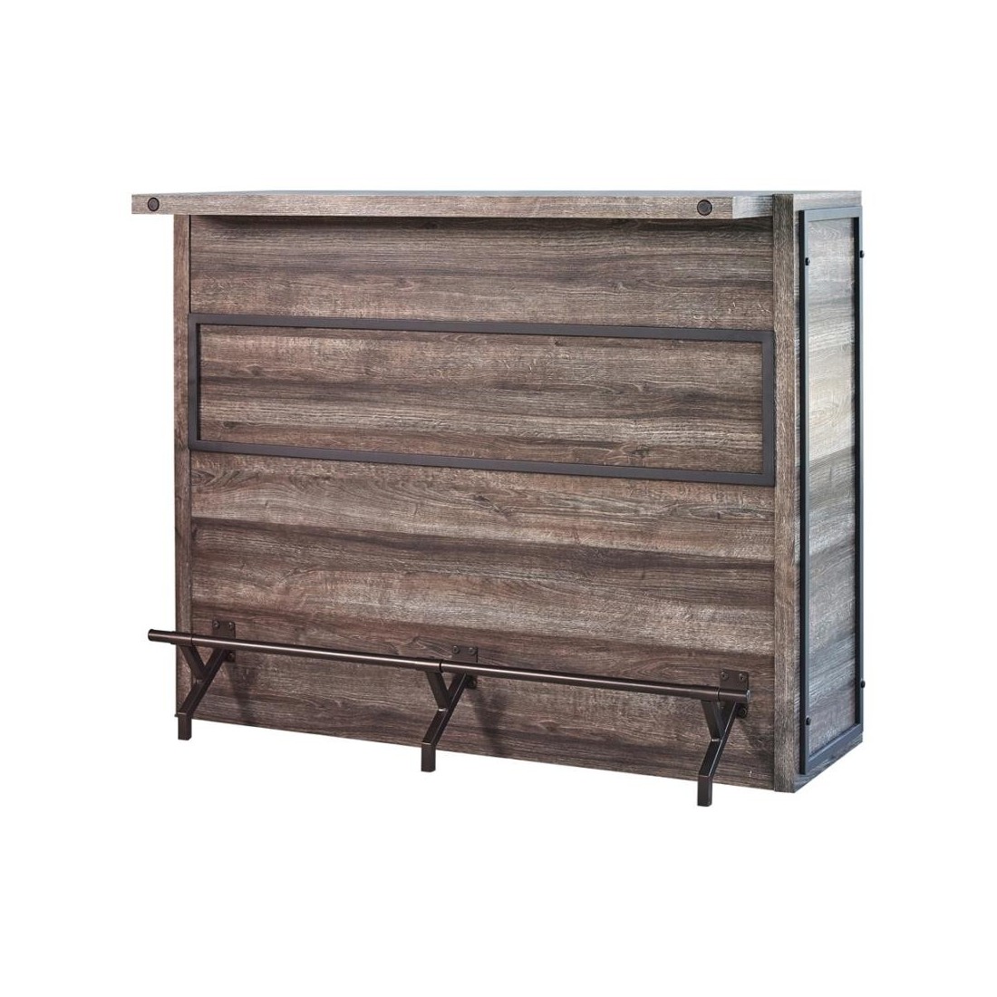 5-shelf Bar Unit Aged Oak